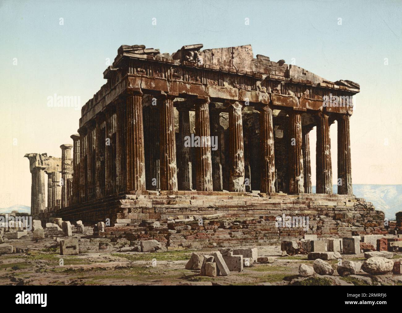 Griechische Parthenonfront