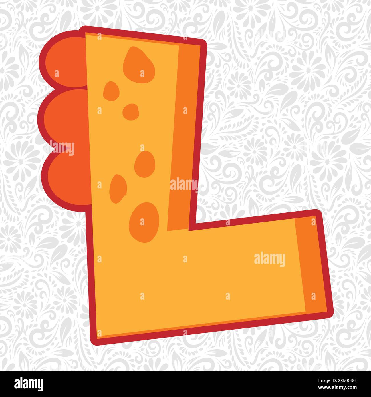 Alphabet Letter L, Alphabet Letter Design, Alphabet Letter illustration ...