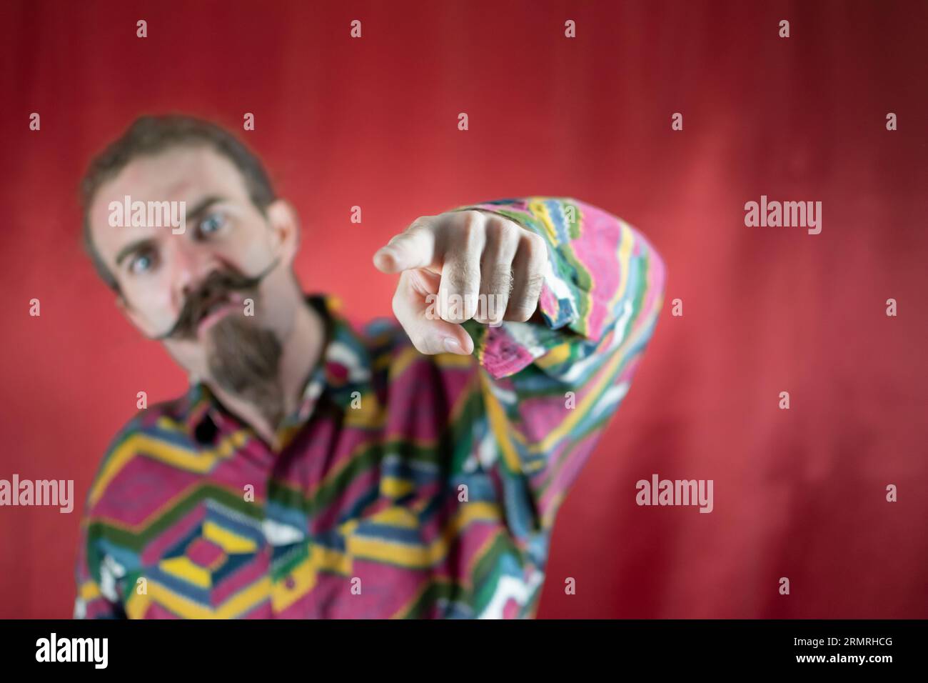 Angry guy yelling finger pointing hi-res stock photography and images ...