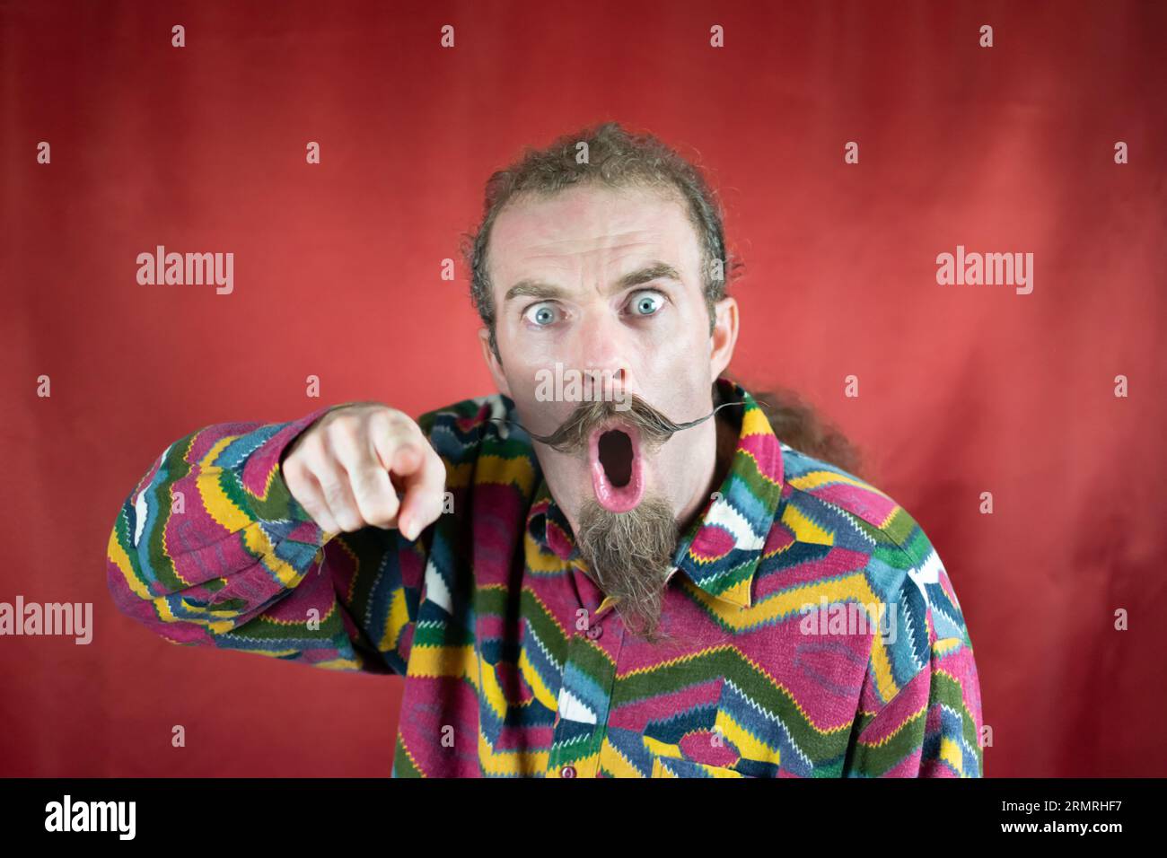 Angry guy yelling finger pointing hi-res stock photography and images ...
