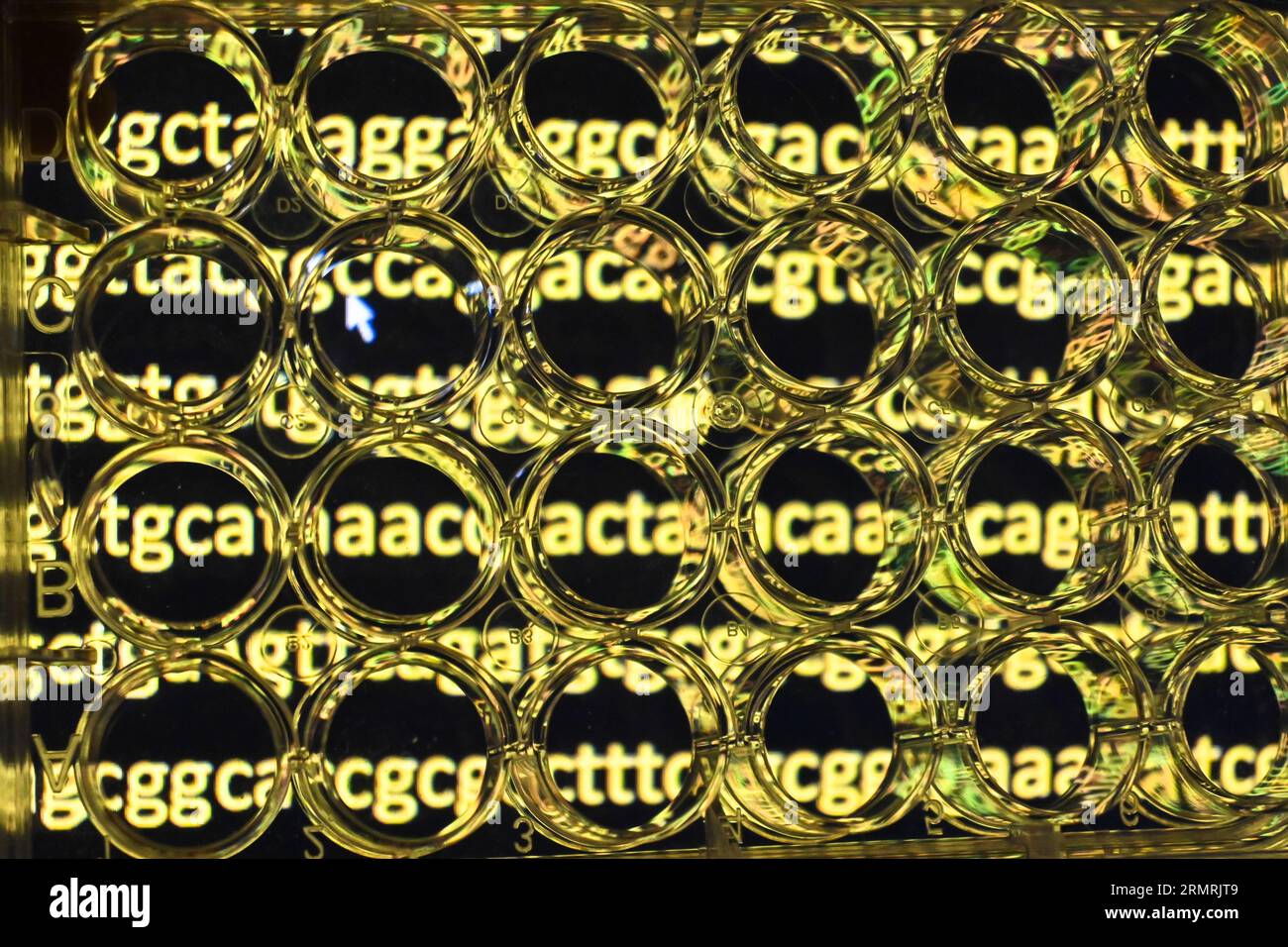 Abstract background. Scientific biological research. Cultural tablet ...