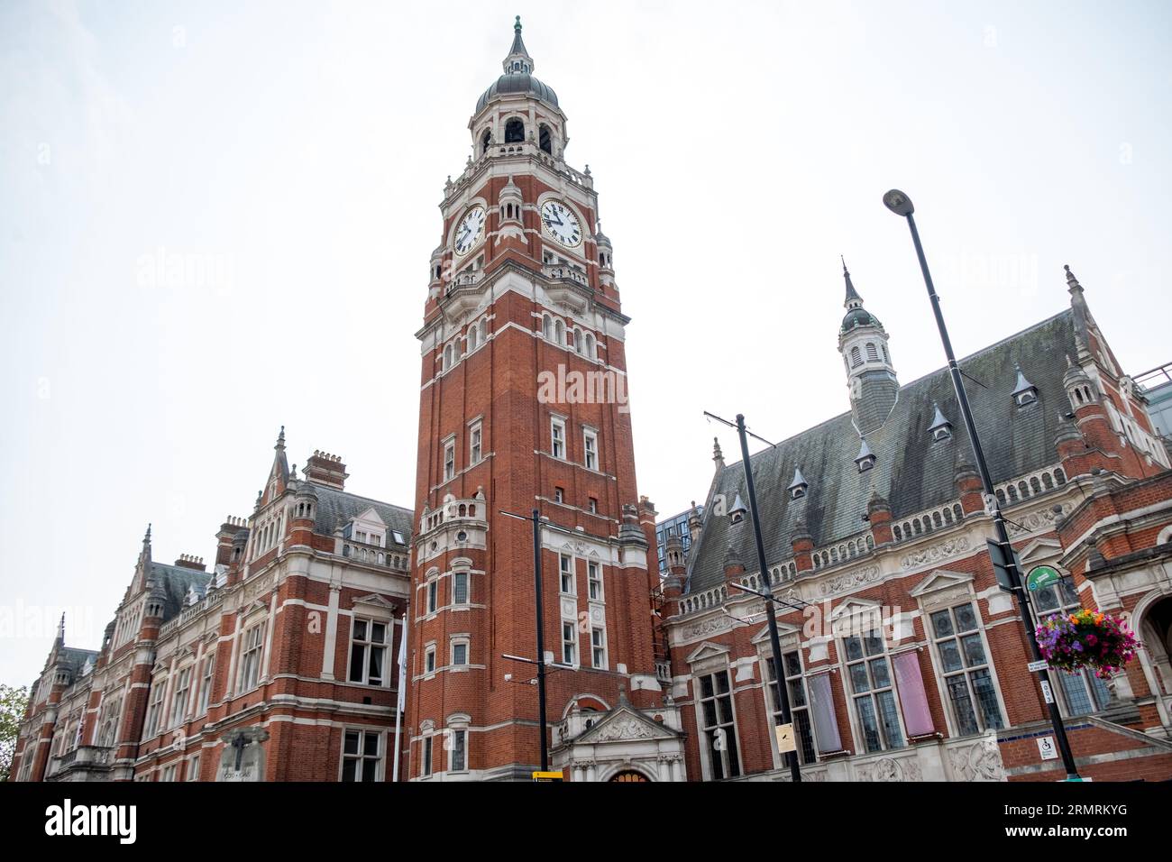 CROYDON, LONDON- AUGUST 29, 2023: Croydon Town Hall- council building ...