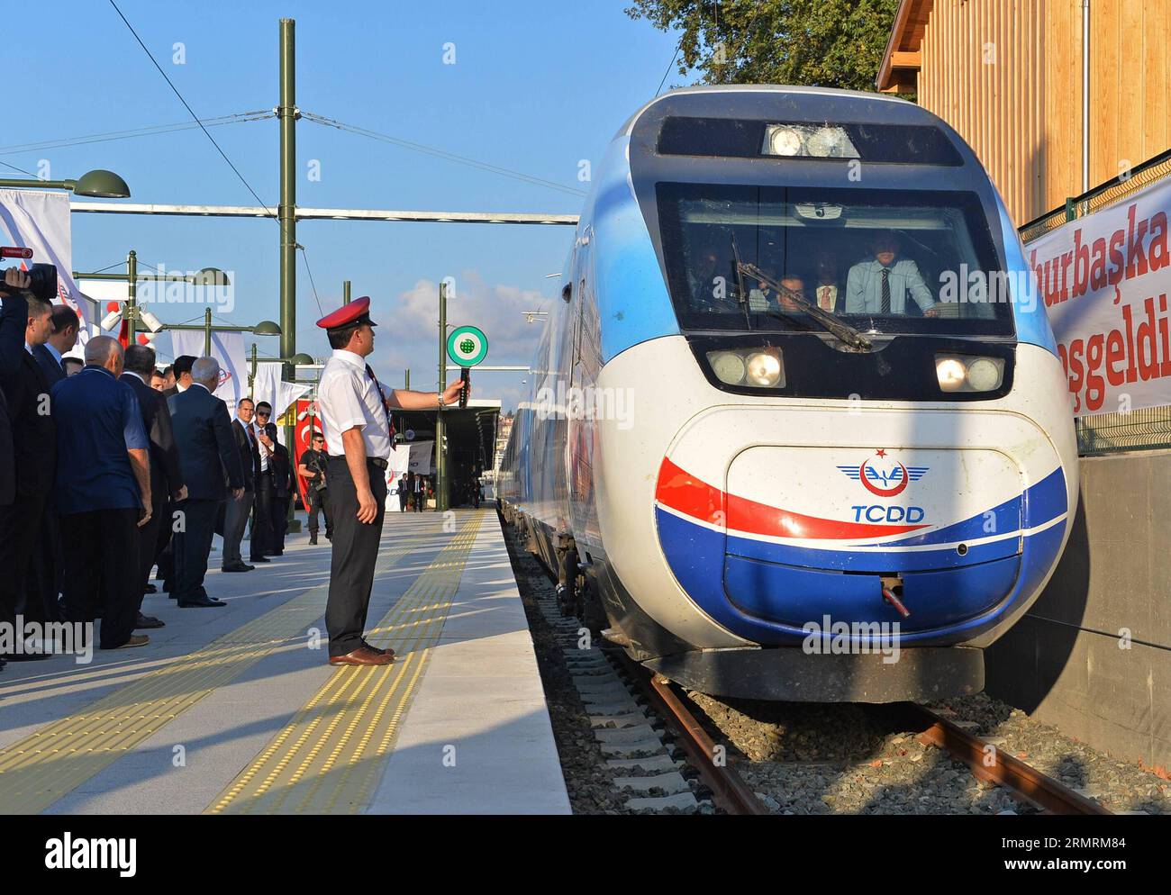 The first high-speed train connecting the country s two metropolitans ...