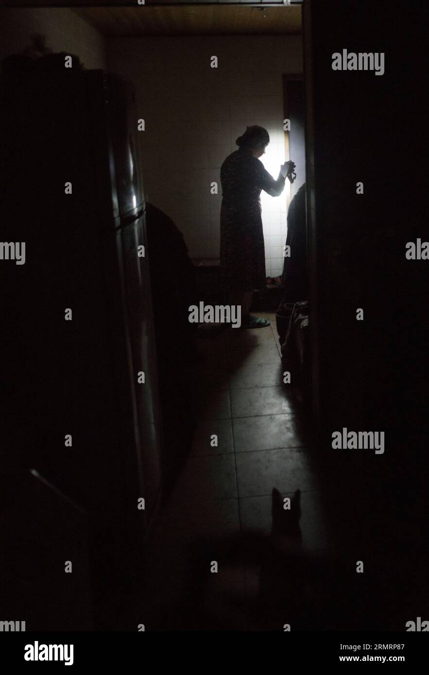 Using a flashlight hi-res stock photography and images - Alamy