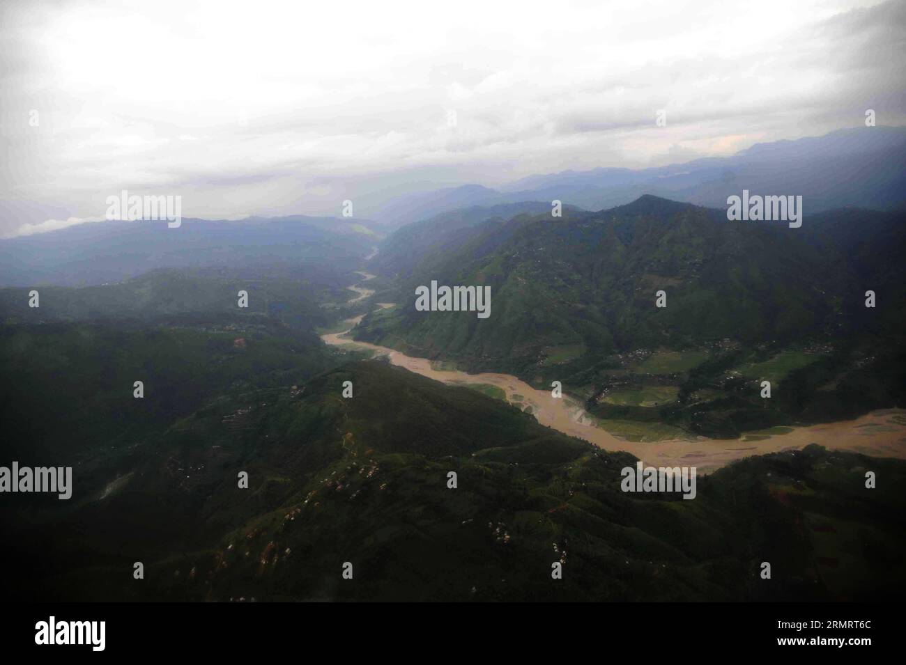 2014 sunkoshi landslide hi-res stock photography and images - Alamy