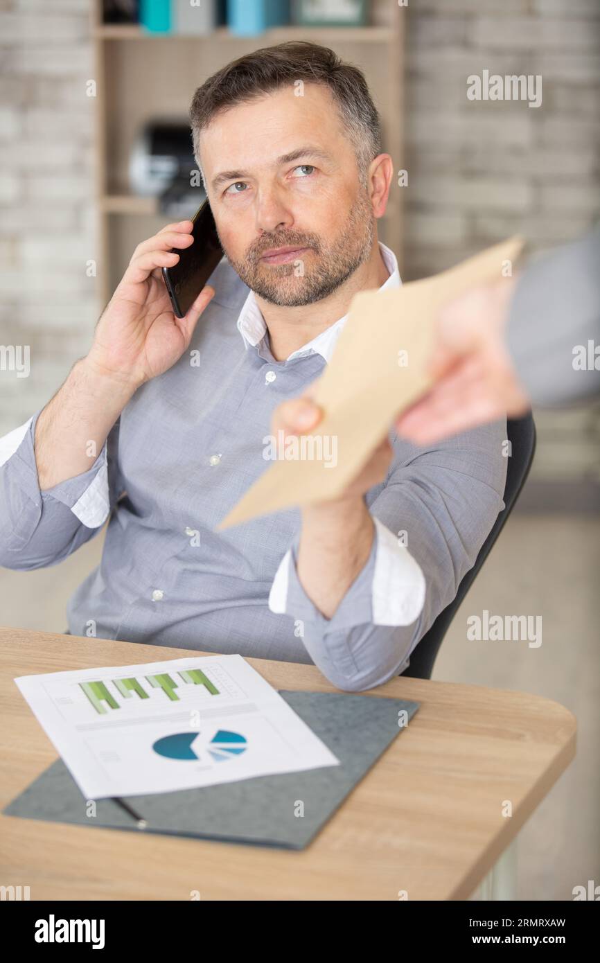 Receiving envelope hi-res stock photography and images - Alamy