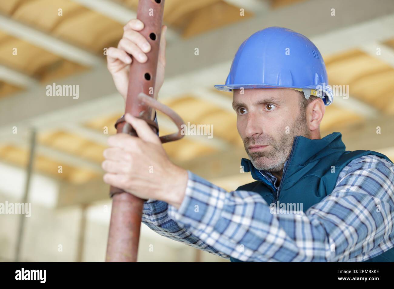 engineer works on water supply system Stock Photo - Alamy