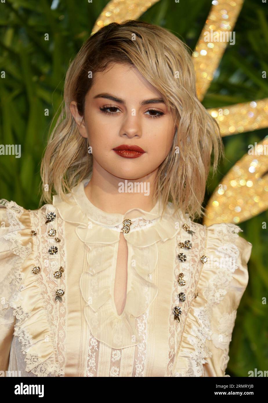 Selena Gomez attends The Fashion Awards 2017 at Royal Albert Hall in ...