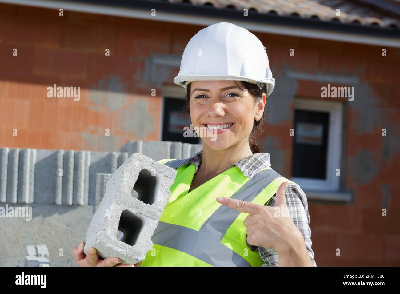 worker fixing steel rebar at building site Stock Photo - Alamy