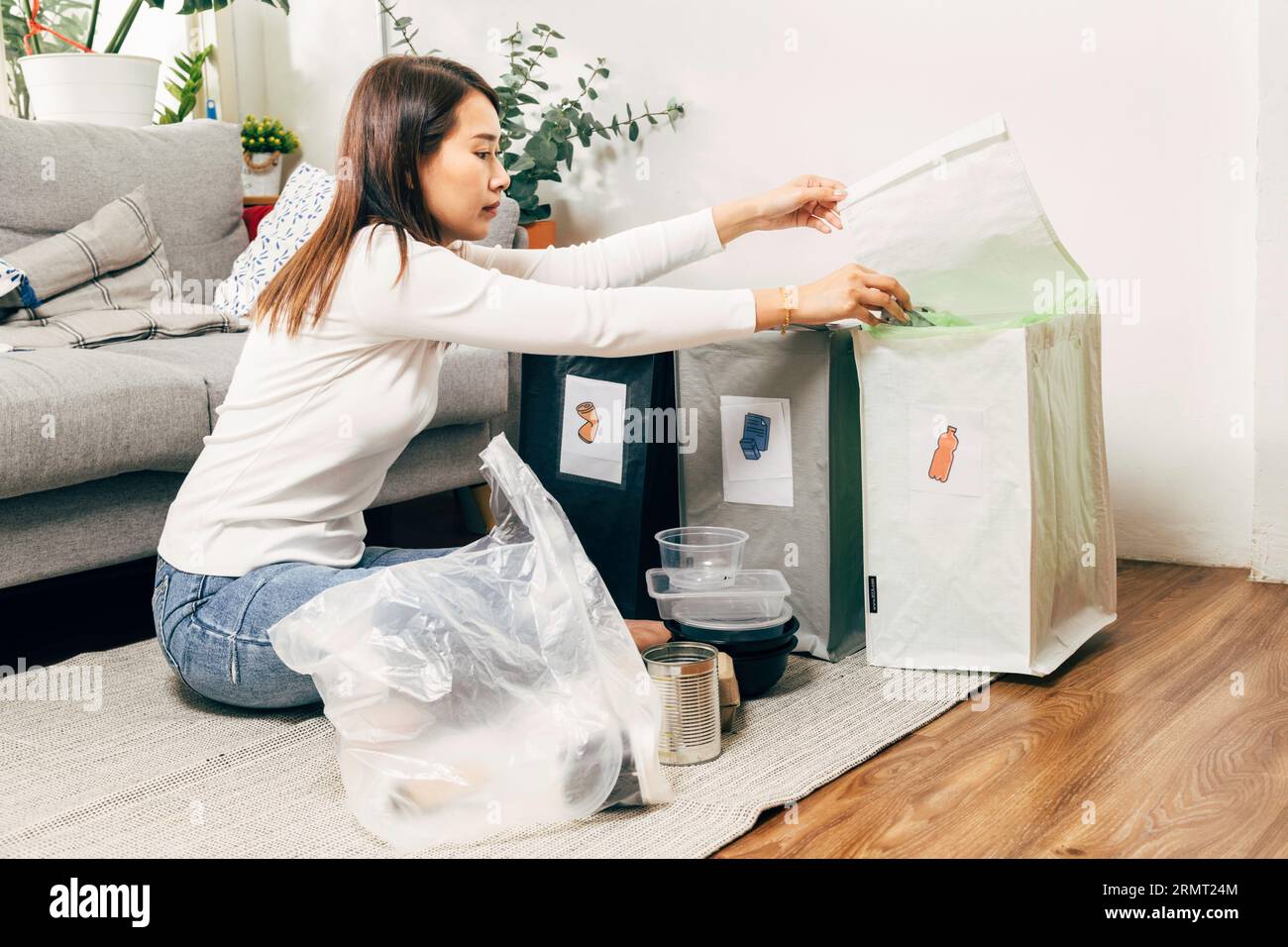 People sorting garbage environment hi-res stock photography and images ...