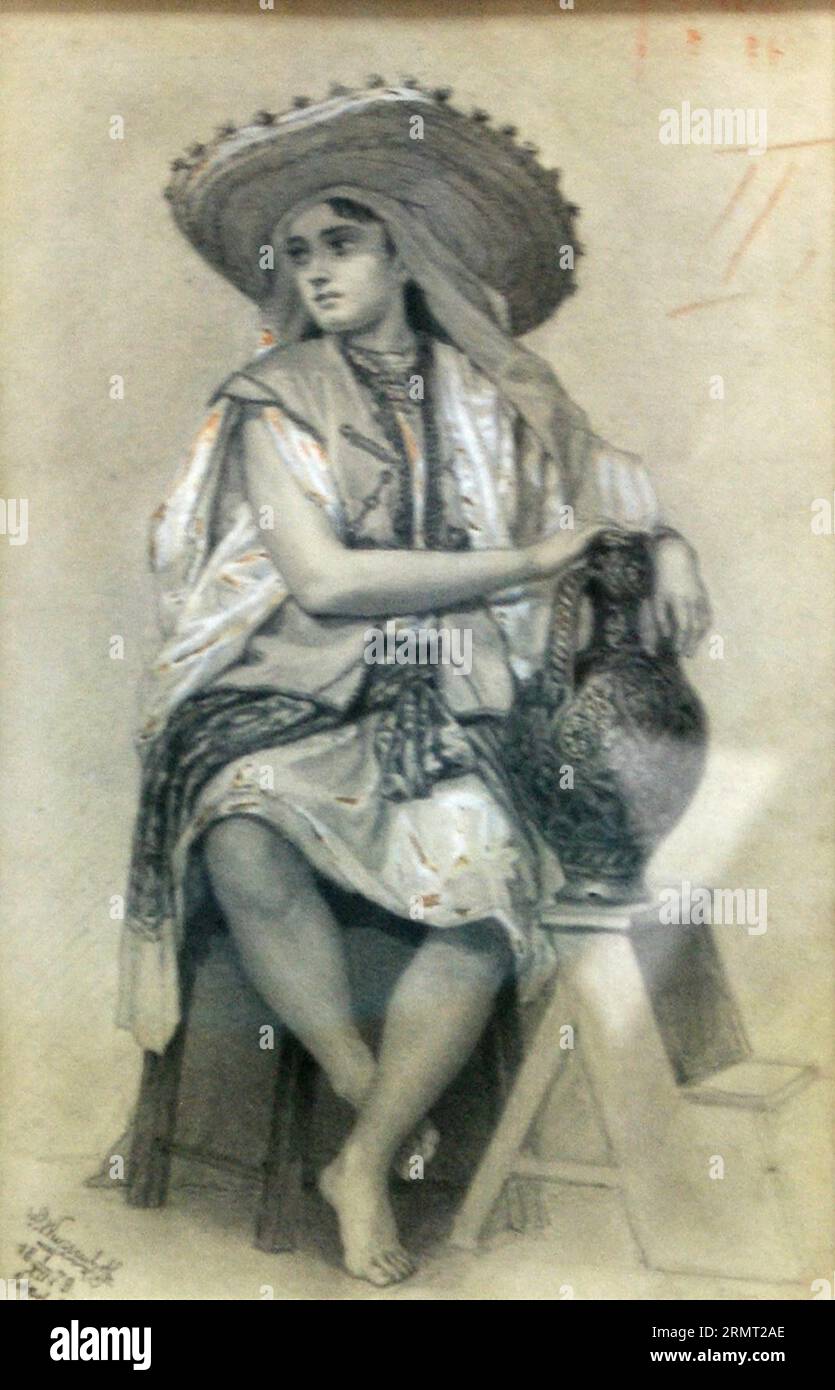 The girl from the east 1879 by Henryk Weyssenhoff Stock Photo - Alamy