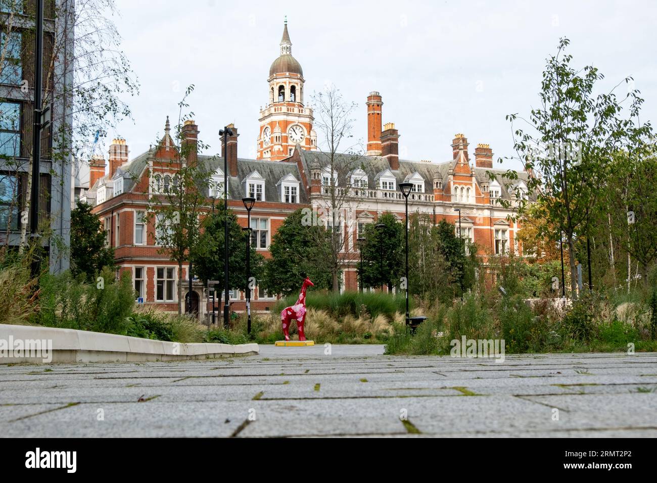 CROYDON, LONDON- AUGUST 29, 2023: Croydon Town Hall- council building ...