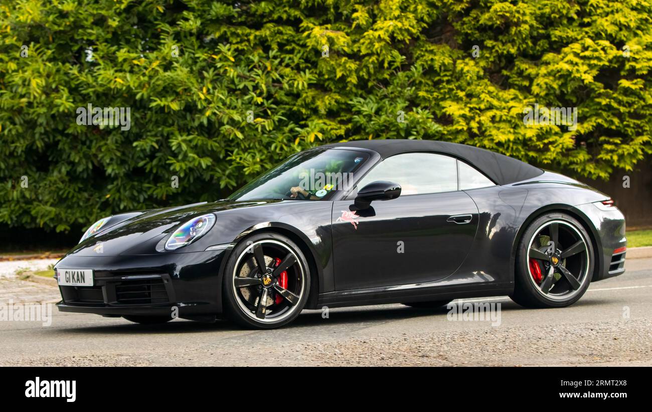 Whittlebury,Northants,UK -Aug 27th 2023: 2020 Black Porsche 911 car ...