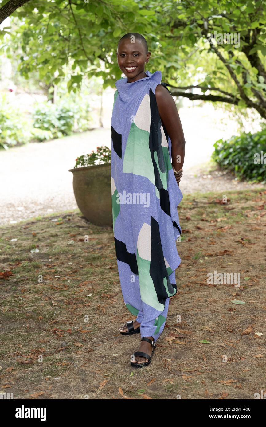 Angouleme, France. 25th Aug, 2023. Eliane Umuhire attends the Augure ...
