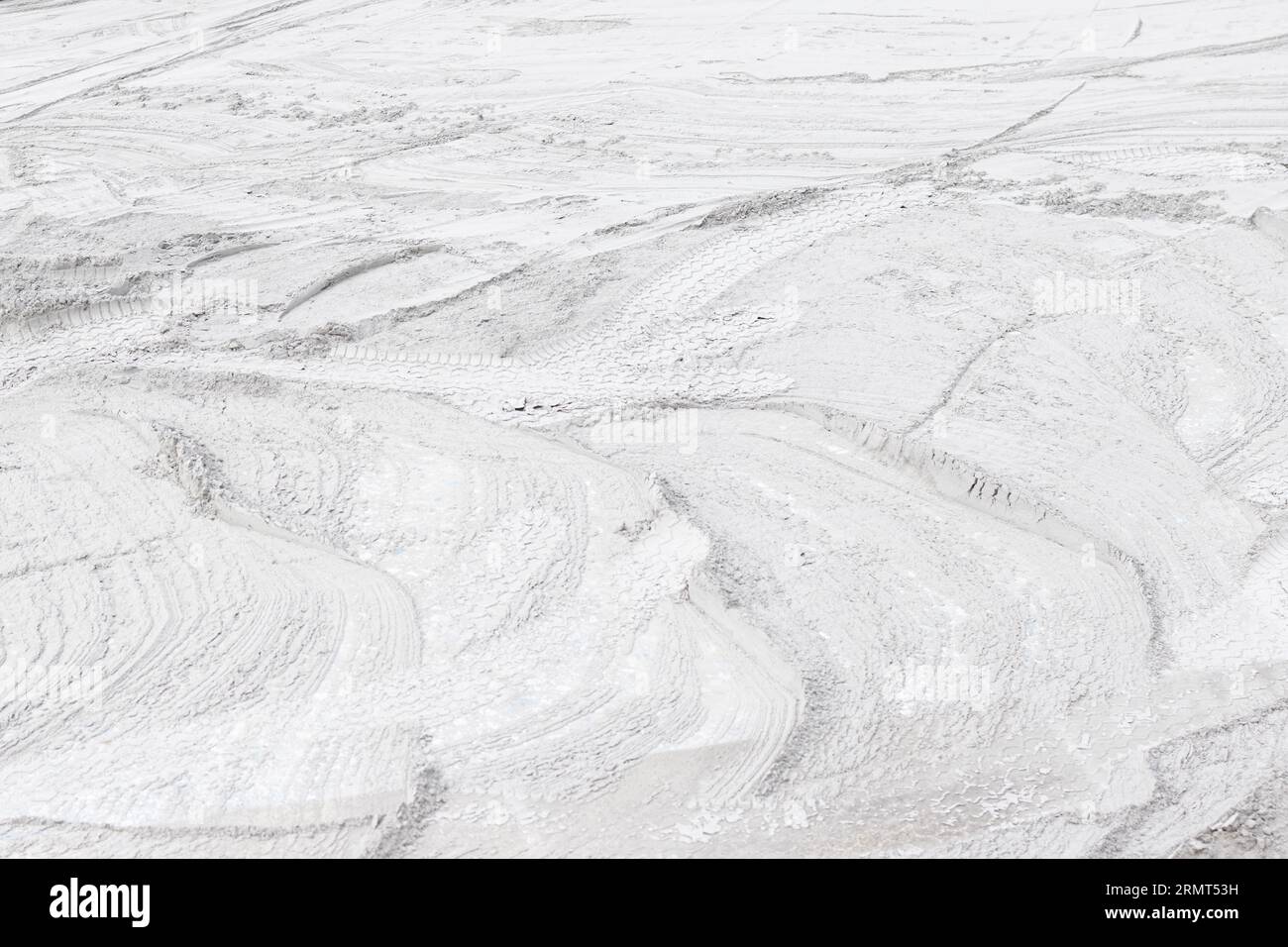 Abstract background of a concrete dust after being polished. Full frame ...