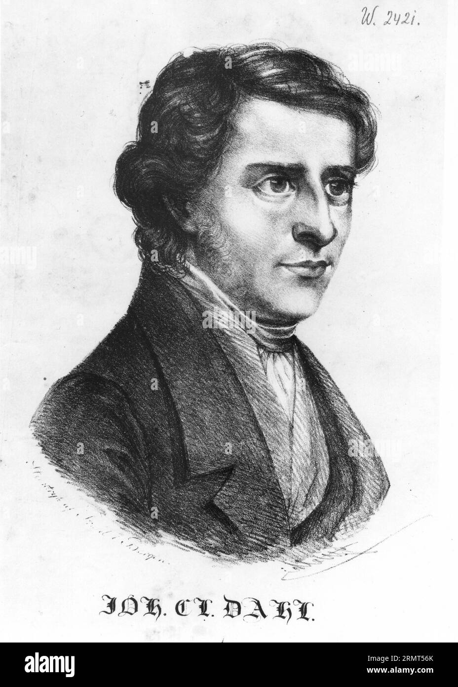 Johan Christian Clausen Dahl Unknown date by Georg C.C.W. Prahl Stock ...