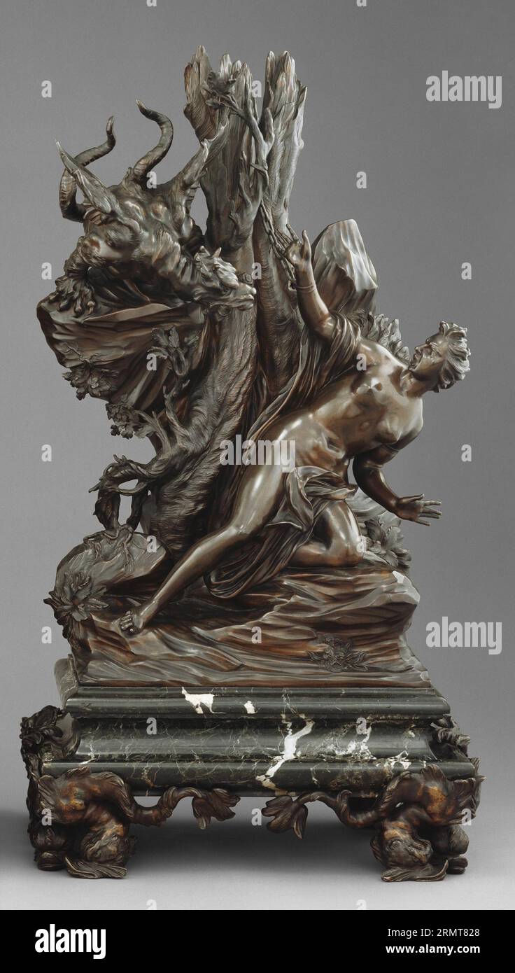 Andromeda and the Sea Monster 1725 by Massimiliano Soldani Benzi Stock ...