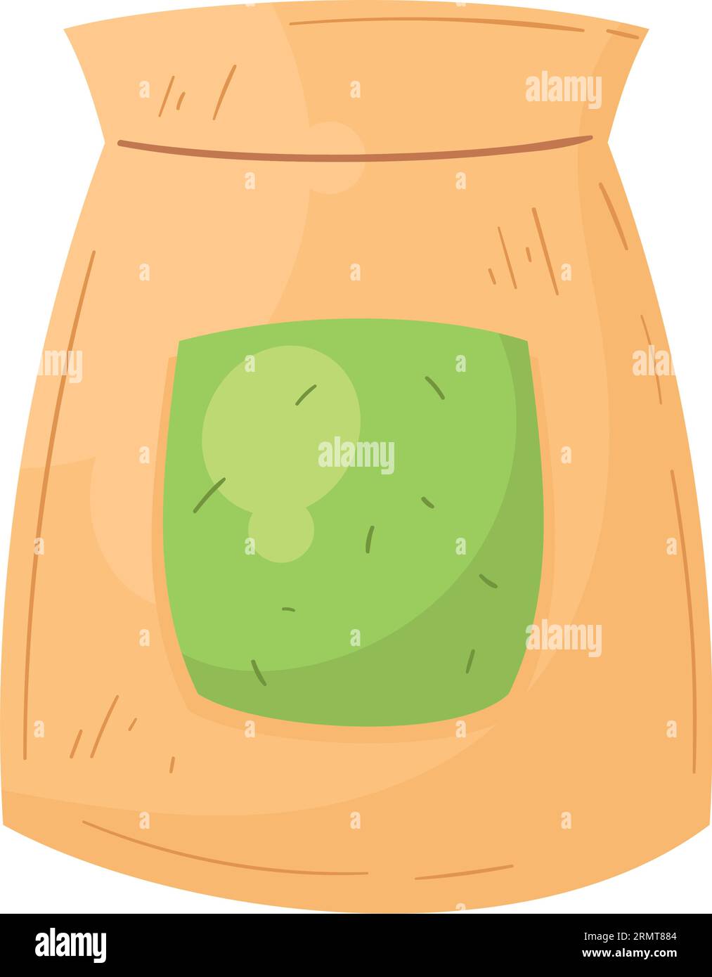 matcha tea powder bag vector isolated Stock Vector Image & Art - Alamy