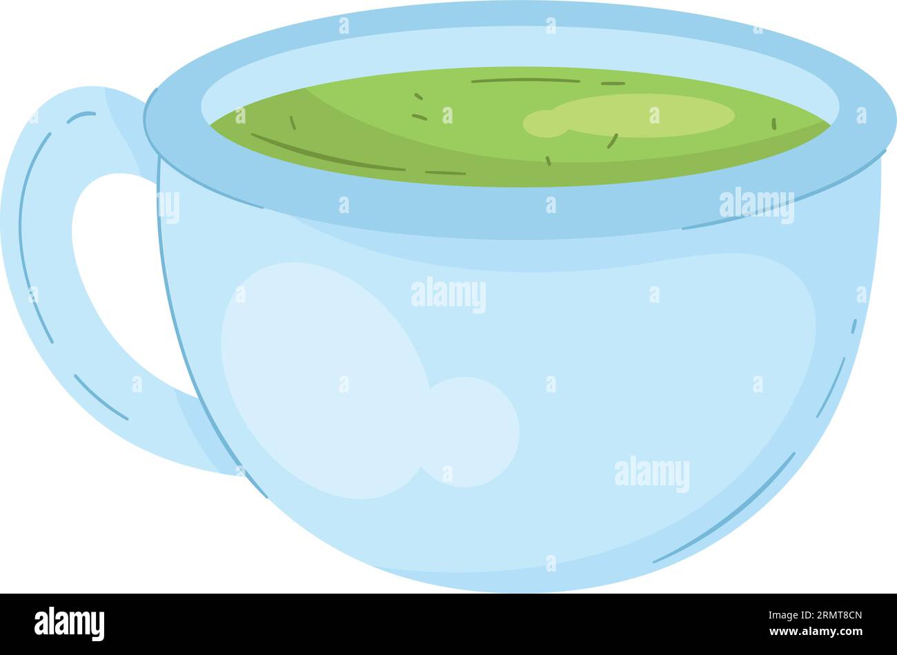 matcha tea cup vector isolated Stock Vector Image & Art - Alamy