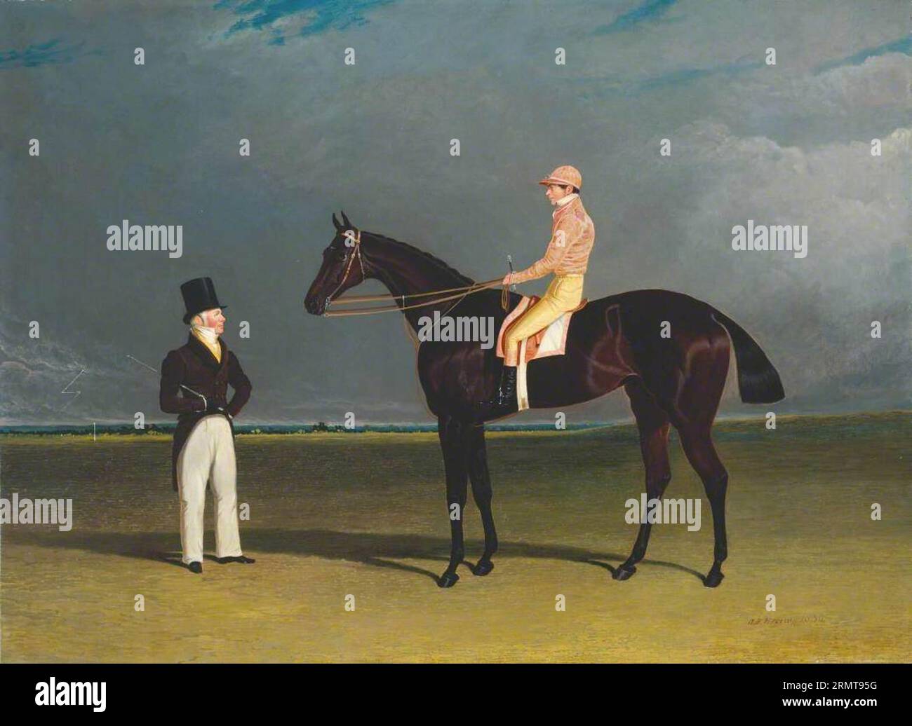 Birmingham with Patrick Conolly Up, and his Owner, John Beardsworth ...