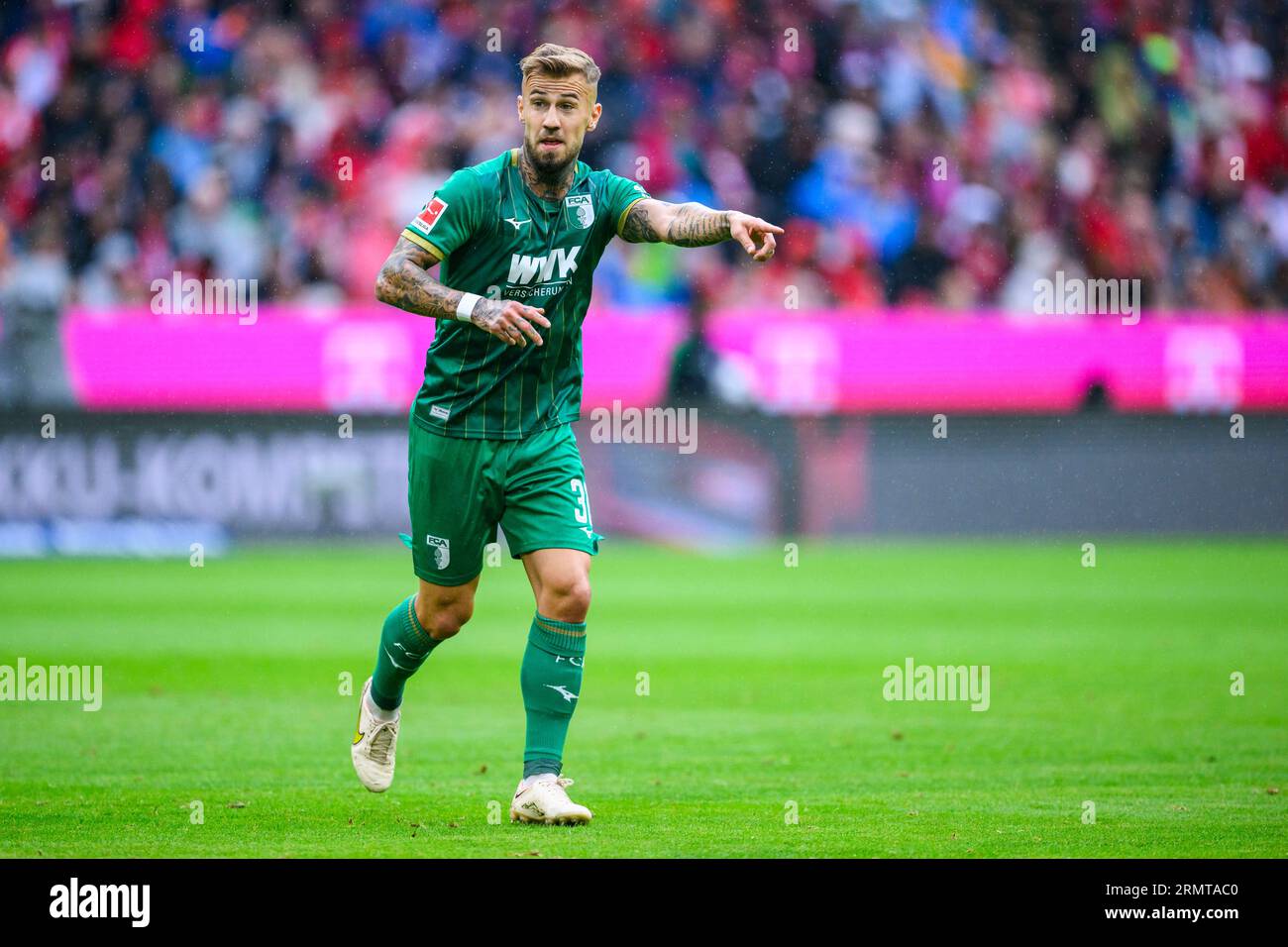 Munich, Germany. 27th Aug, 2023. Soccer: Bundesliga, Bayern Munich - FC ...