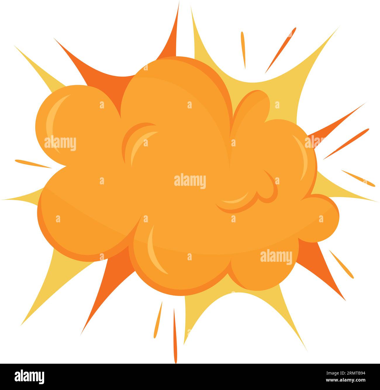 bomb explosion effect vector isolated Stock Vector Image & Art - Alamy