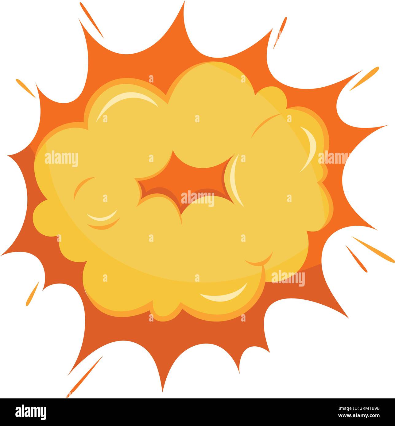 explosion effect illustration vector isolated Stock Vector Image & Art ...