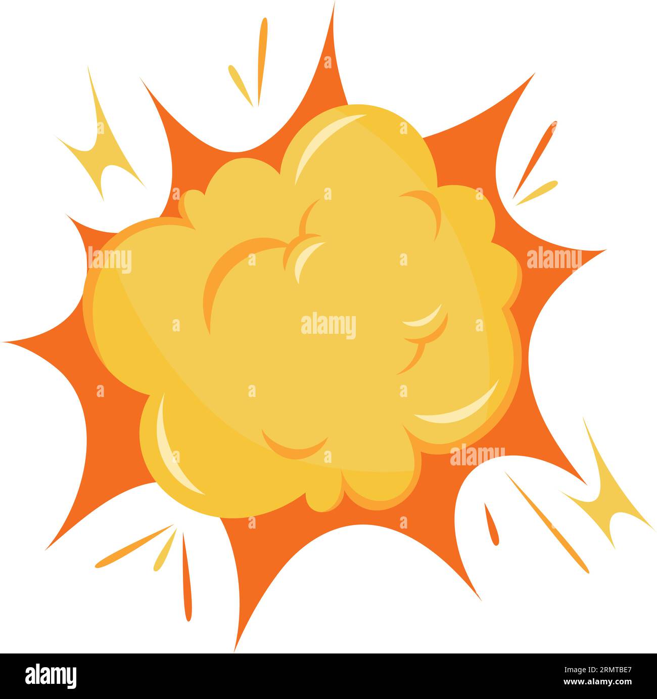 explosion effect icon vector isolated Stock Vector Image & Art - Alamy
