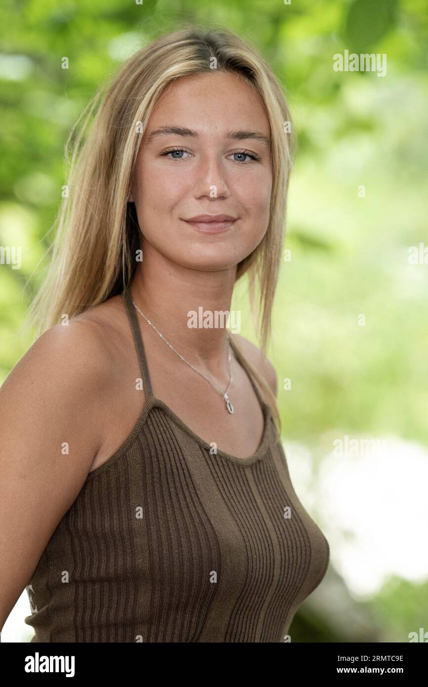 Angouleme, France. 25th Aug, 2023. Zoe Marchal attends the Nouveau ...
