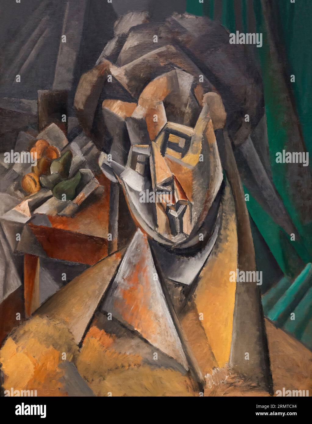 Woman with Pears, Femme Aux Poires, Pablo Picasso, 1909 Stock Photo - Alamy