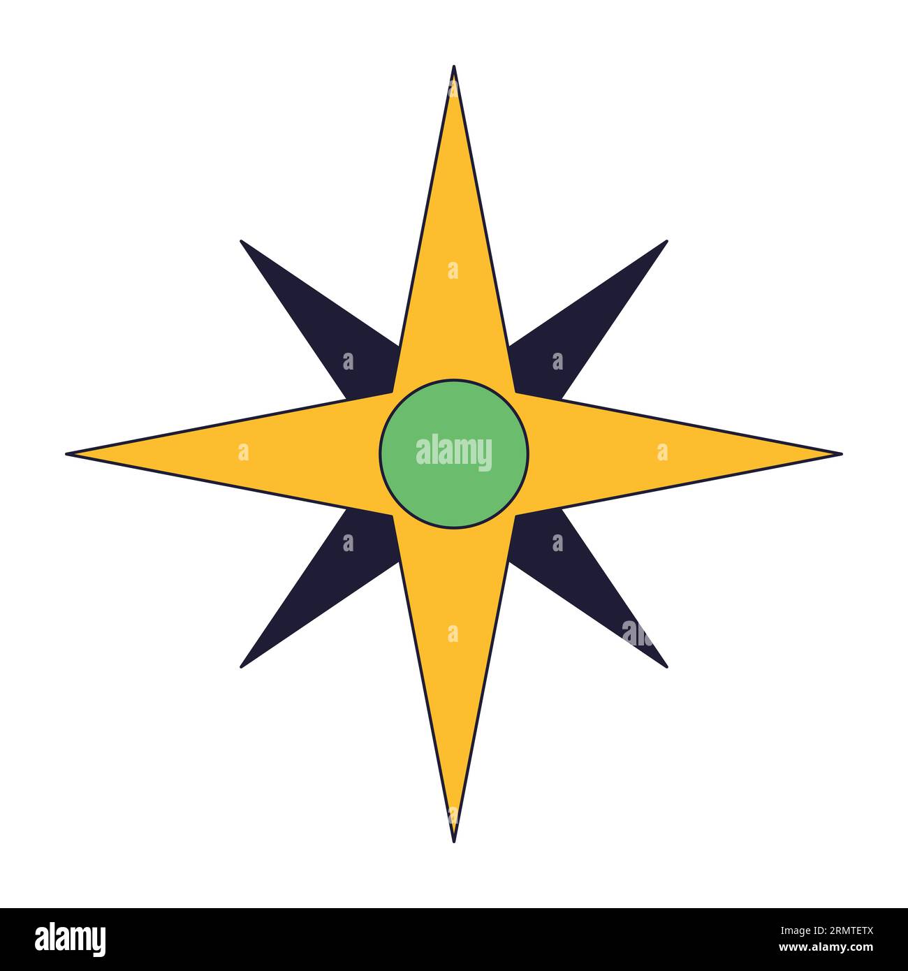 Compass rose clipart Cut Out Stock Images & Pictures - Alamy