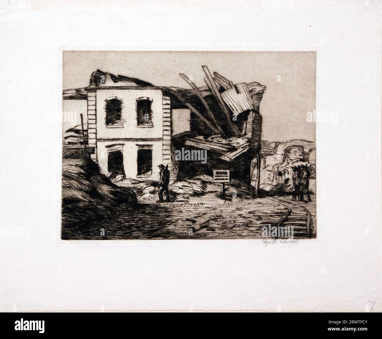 Napoo Corner, Liévin 1918 by Gyrth Russell Stock Photo - Alamy