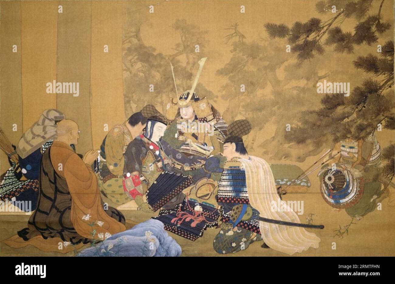 Death of Tsugunobu (from the Tale of Heike) 1897 Meiji period (23 ...