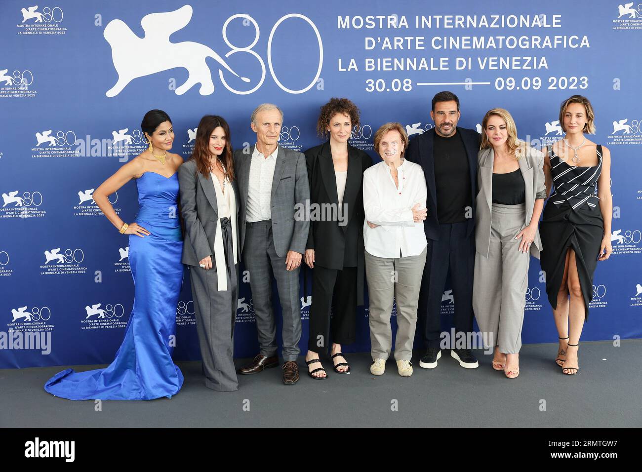 Venice, Italy. 30th Aug, 2023. Angeliqa Devi, Valentina Cervi, Richard ...