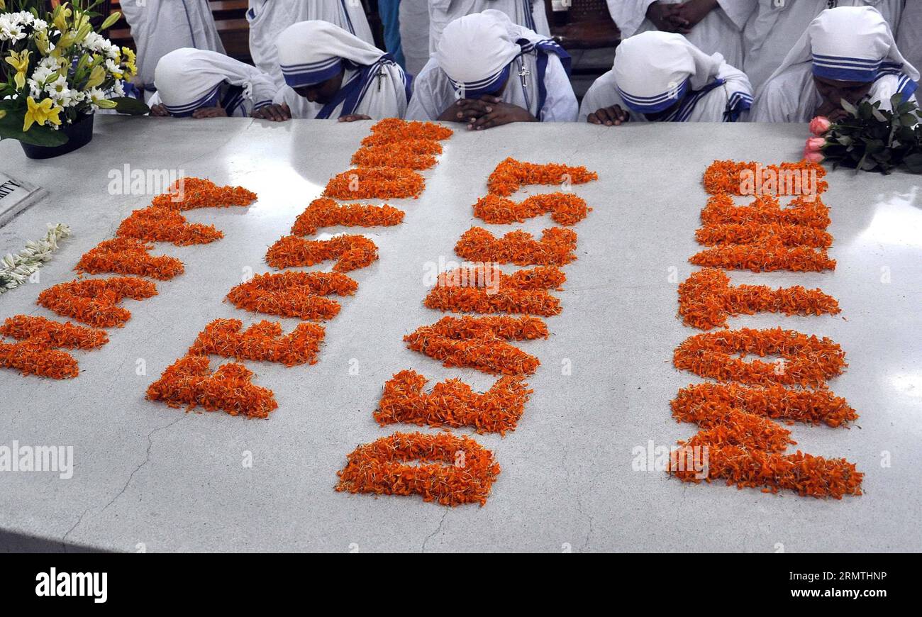 (140905) -- CALCUTTA, Sept. 5, 2014 -- Nuns of the Missionaries of ...