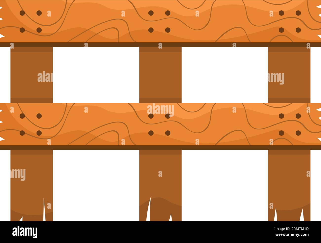 construction wooden fence vector isolated Stock Vector Image & Art - Alamy