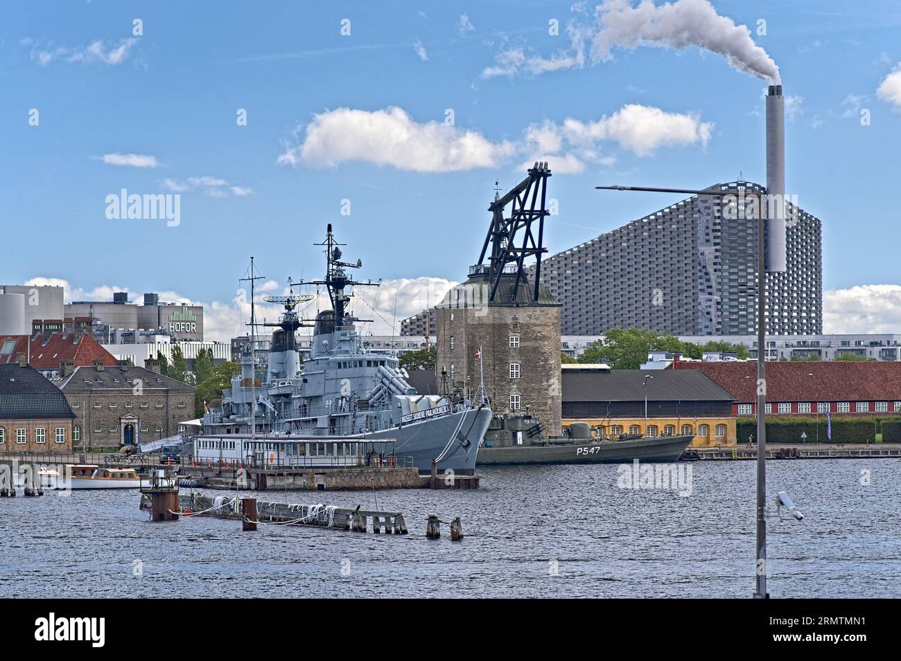 Royal Danish Naval Museum attraction in Copenhagen, the frigate HDMS ...
