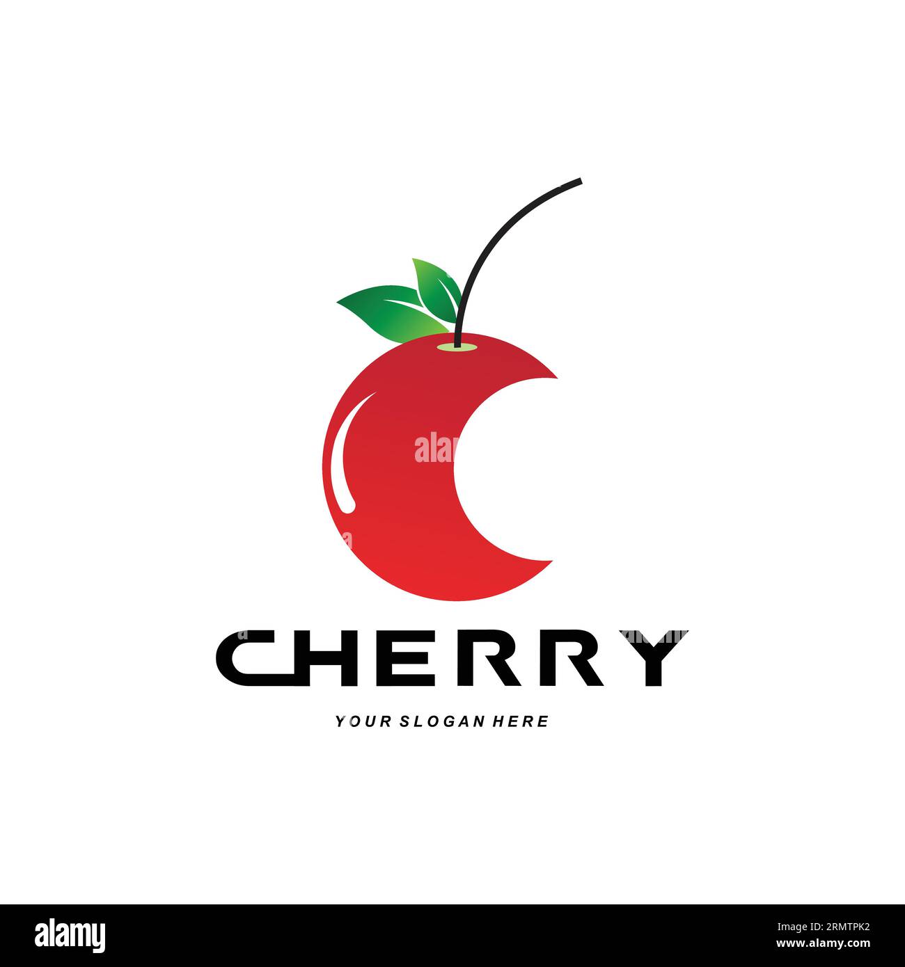 Cherry tree vector vectors hi-res stock photography and images - Alamy