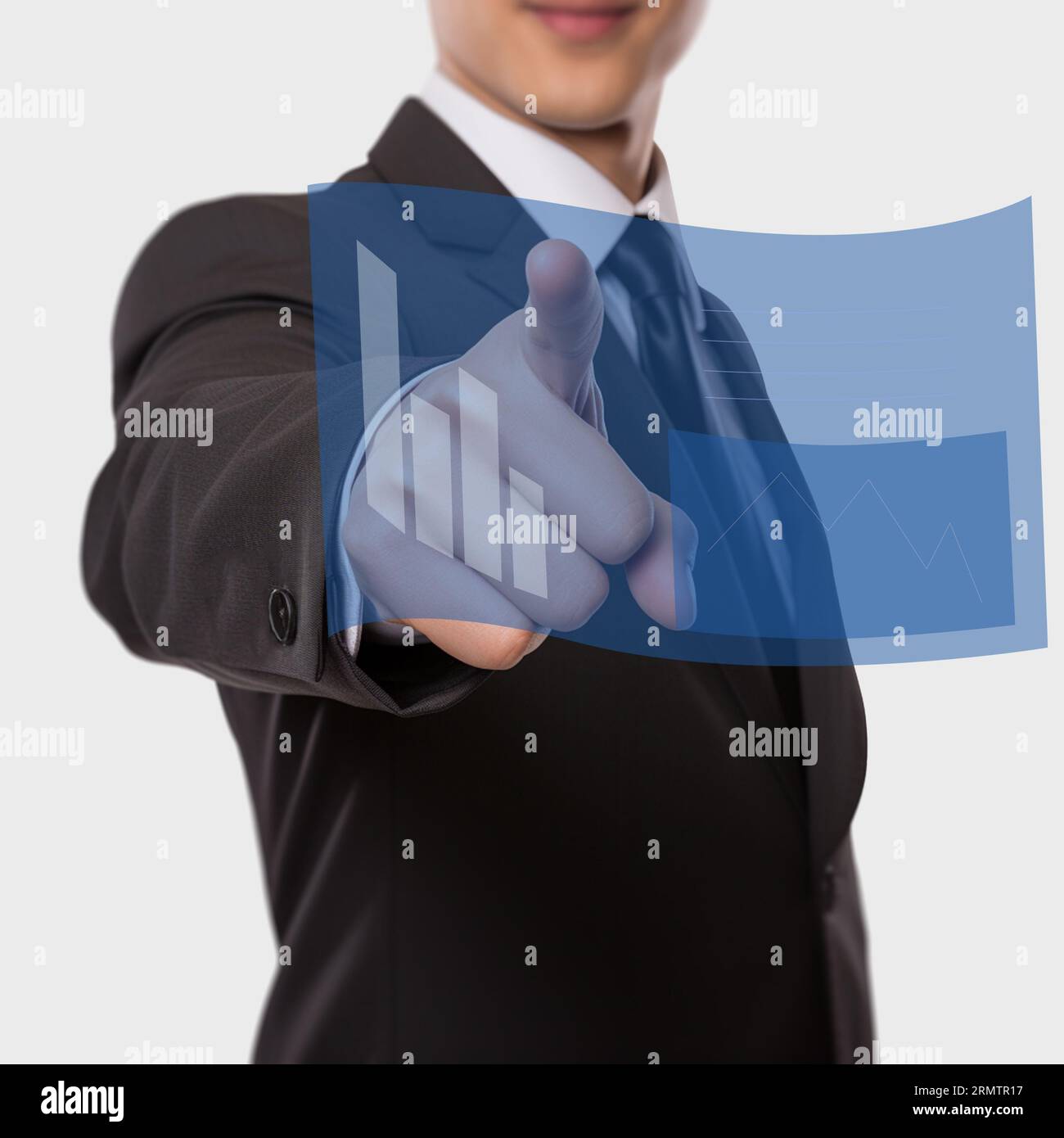 Virtual screen technology hi-res stock photography and images - Alamy