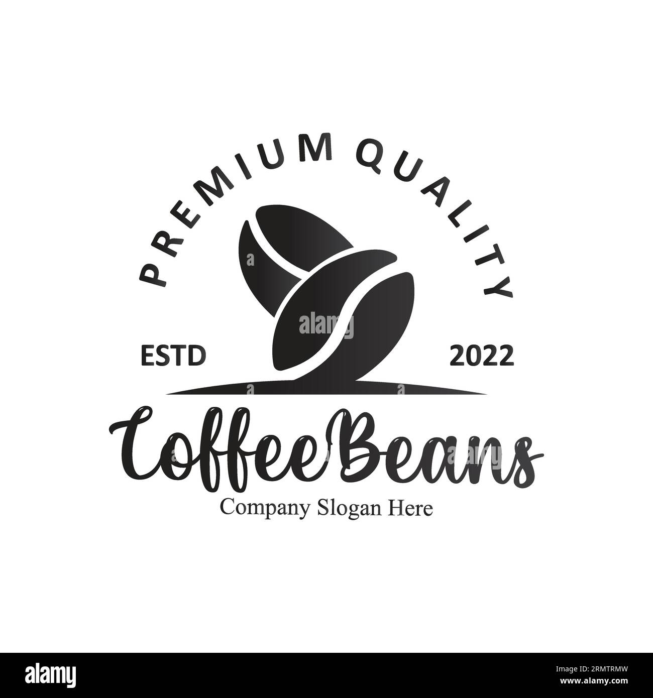 Organic coffee logo Stock Vector Images - Alamy
