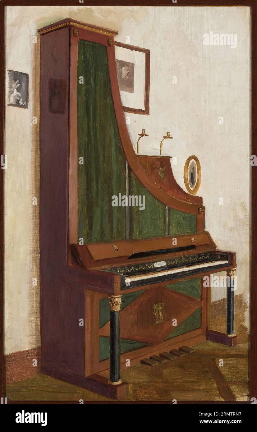 Giraffe piano circa 1890 by Julian Maszyński Stock Photo - Alamy