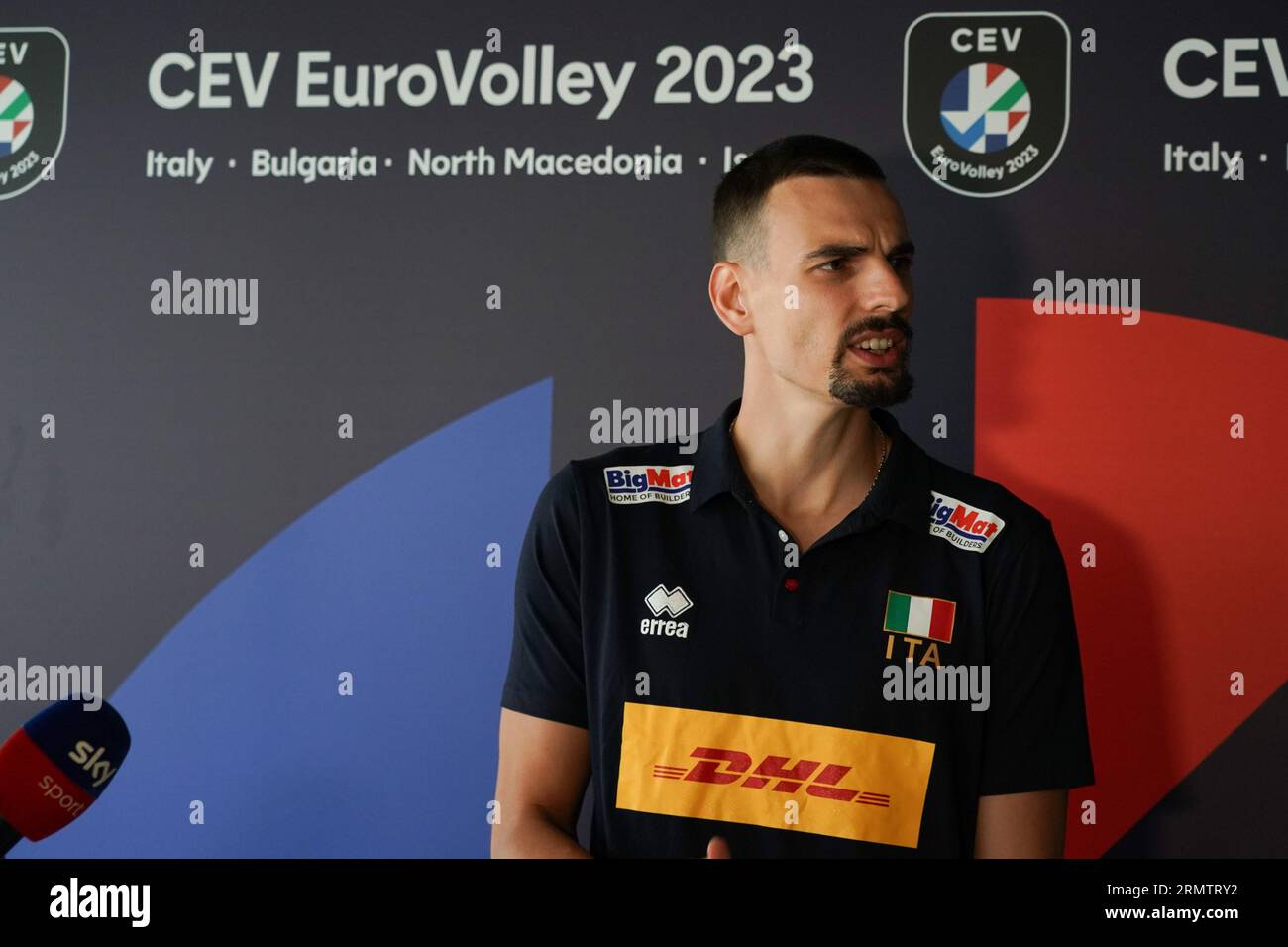 Perugia, Italy. 30th Aug, 2023. giannelli simone (n.6 italy setter ...