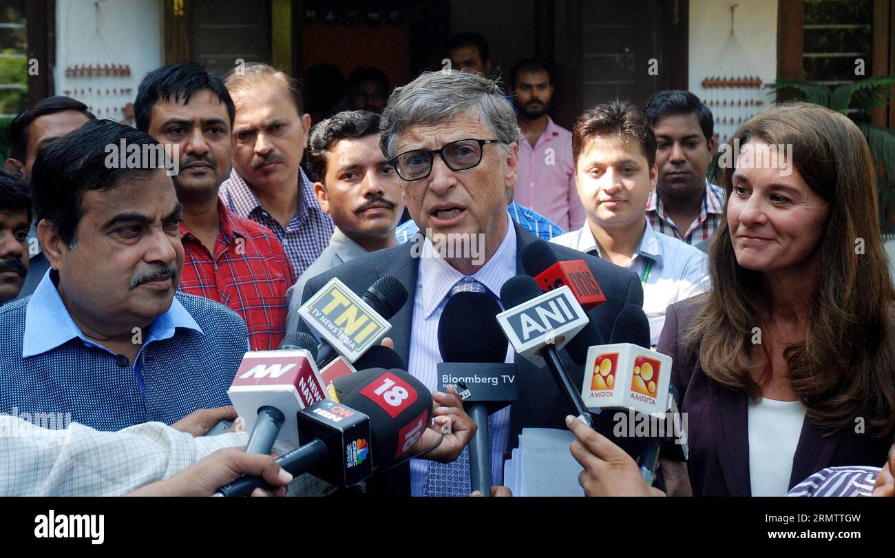 (140919) -- NEW DELHI, Sept. 19, 2014 -- Microsoft founder Bill Gates ...