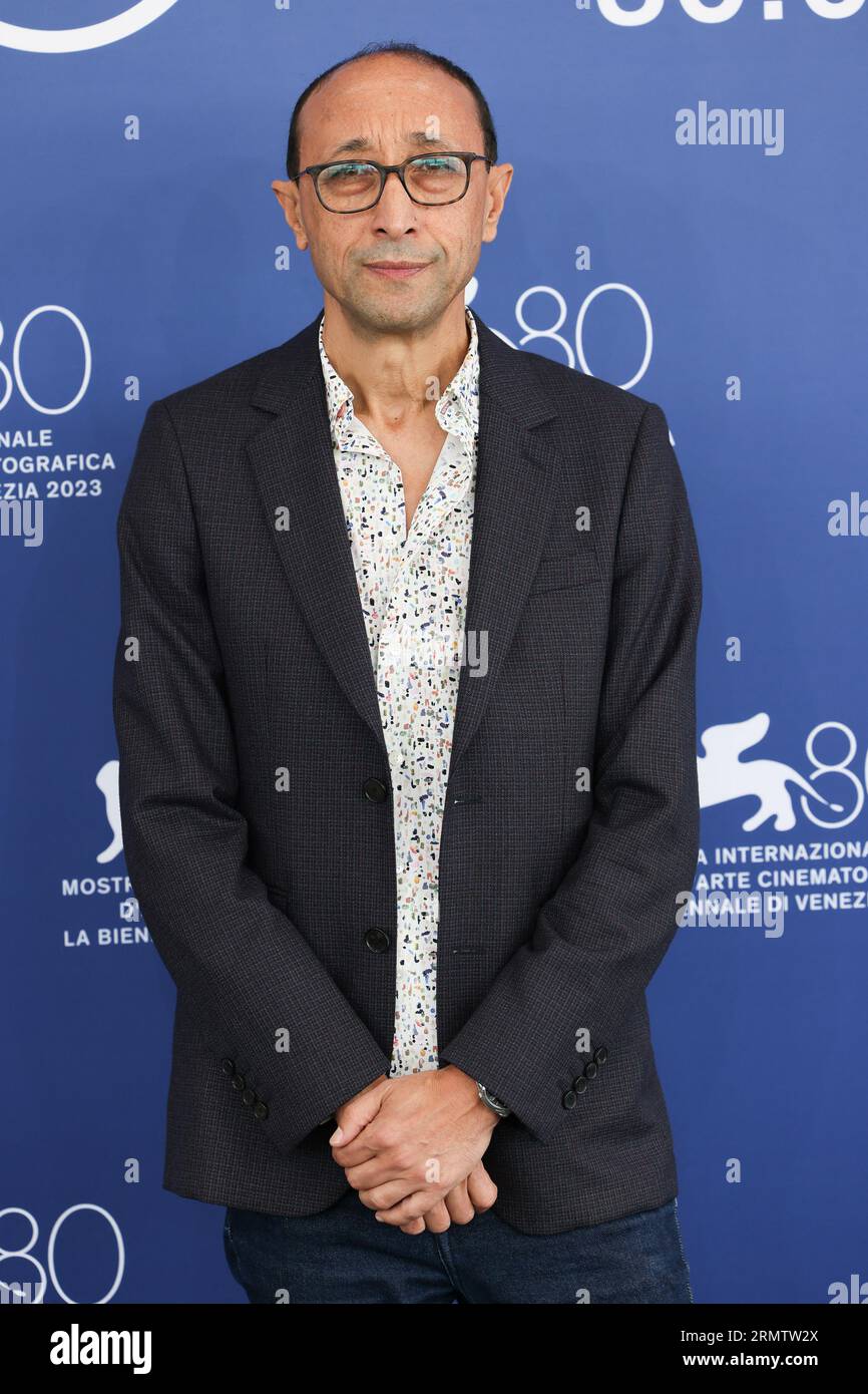 Venice, Italy. 30th Aug, 2023. Faouzi Bensaïdi attends a photocall at ...