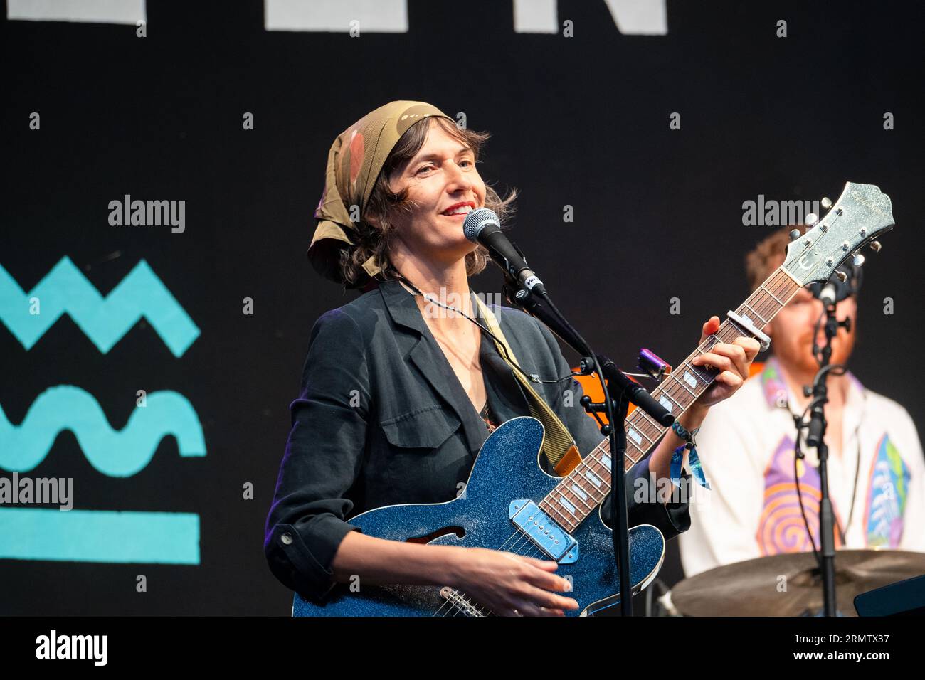 Josephine Foster plays the Walled Garden at Green Man Festival in Wales ...
