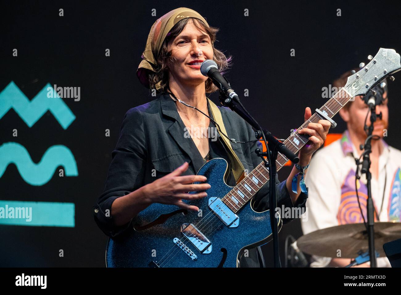 Josephine Foster plays the Walled Garden at Green Man Festival in Wales ...