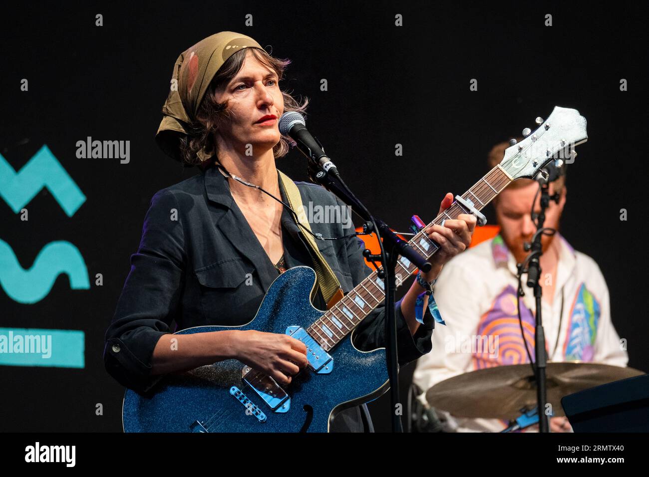 Josephine Foster plays the Walled Garden at Green Man Festival in Wales ...