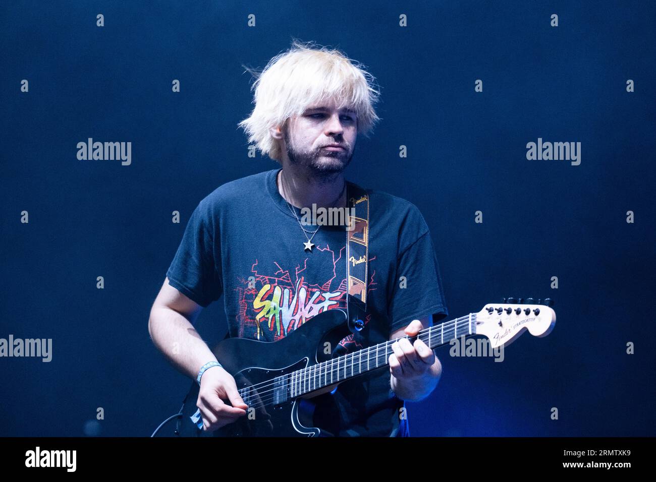 Nate Amos from Water From Your Eyes plays the Walled Garden at Green ...