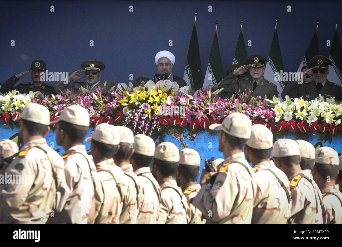 (140922) -- TEHRAN, Sept. 22, 2014 -- Iranian President Hassan Rouhani ...