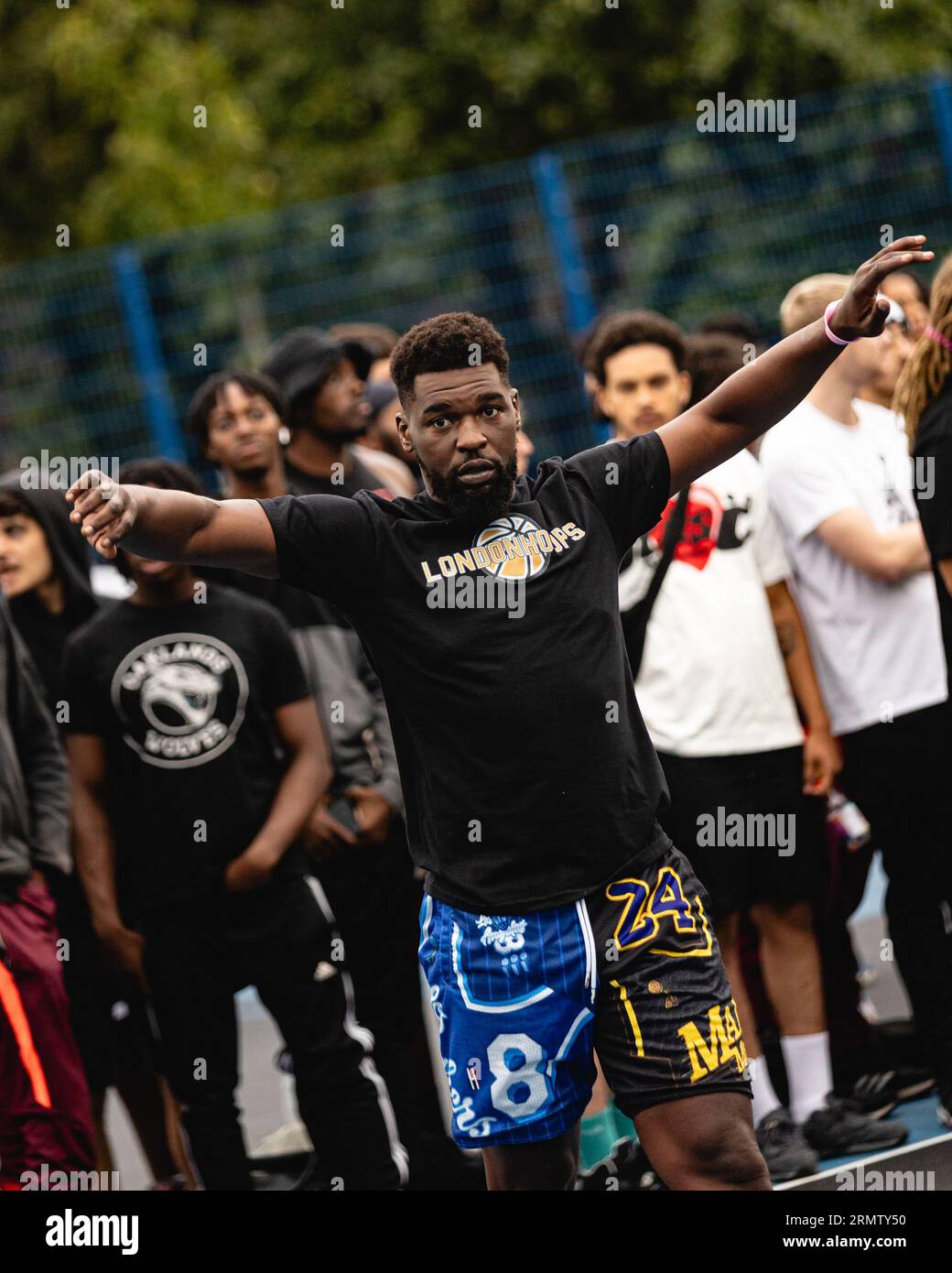 ahead of the Big 3 event at the o2 arena, Ryan Carter (the Hezigod) and ...